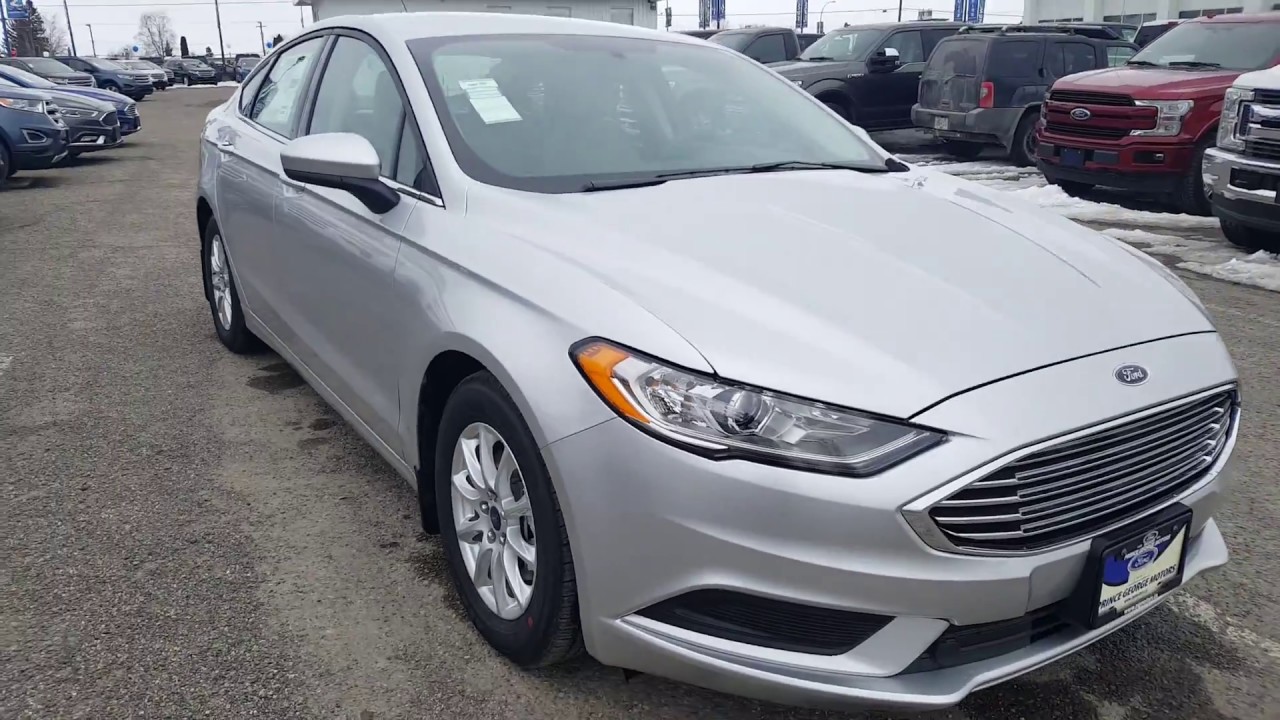 Silver 2018 Ford Fusion S FWD Review Prince George BC - Prince George ...