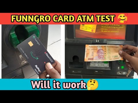 Funngro card atm test || Will Funngro card work in atm - YouTube