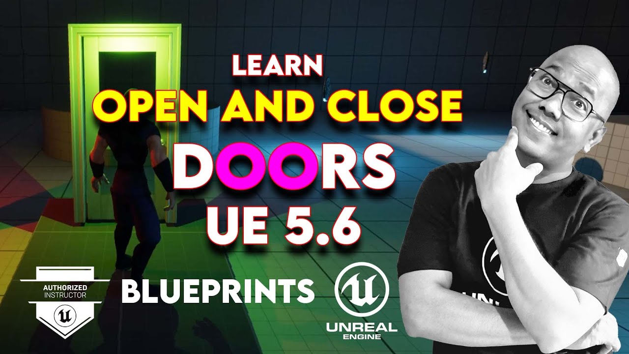 How to Open a Door in Unreal Engine 5 Blueprint Tutorial for Beginners ...
