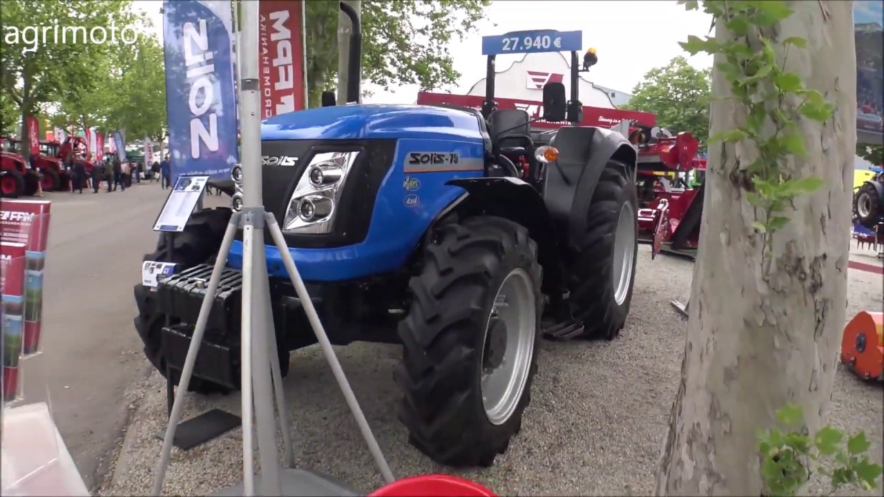 The 2020 SOLIS 75 tractor - YouTube