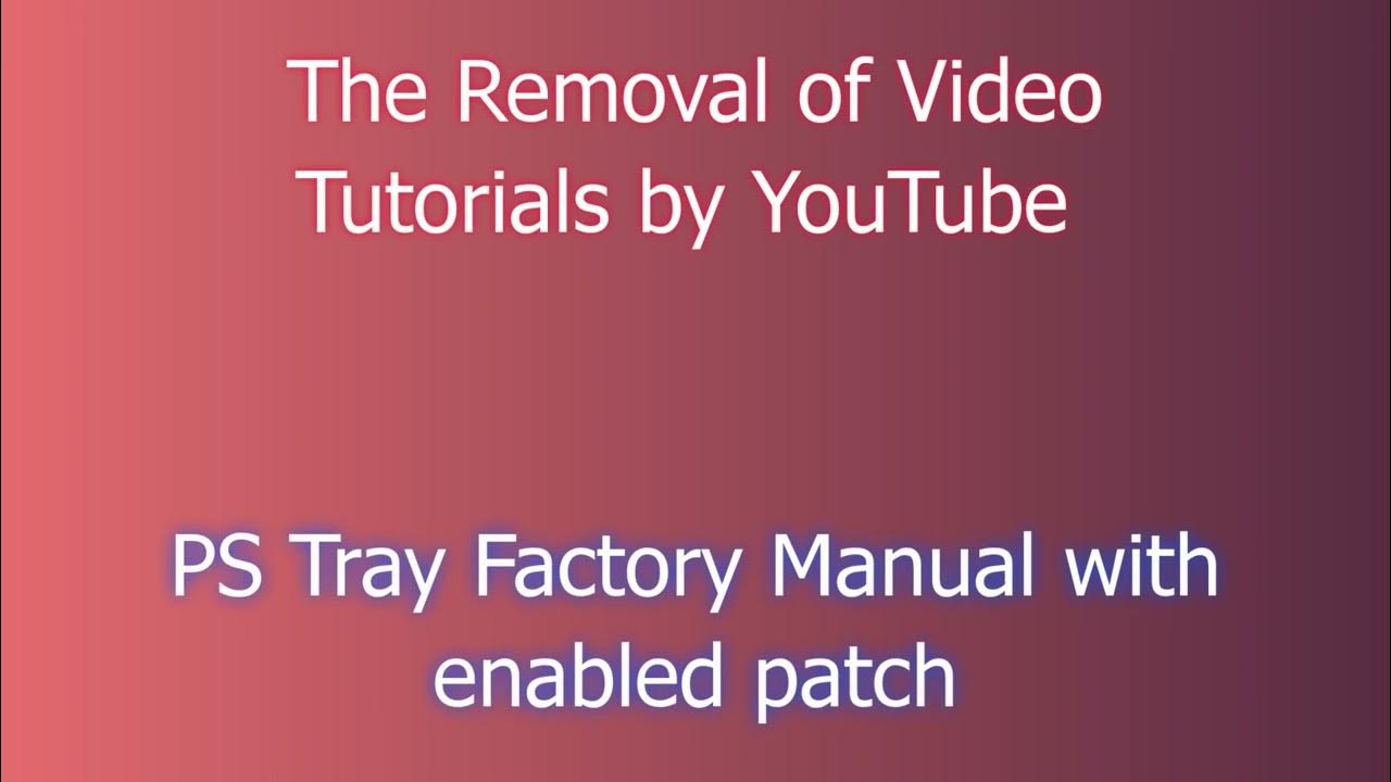Steps how to Download free & free license key Install PS Tray Factory ...