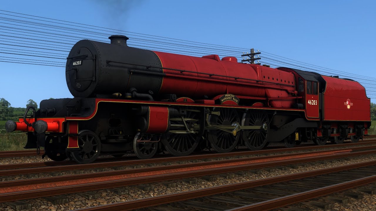 LMS 46203 'Princess Margaret Rose' almost destroys my computer! (Train ...