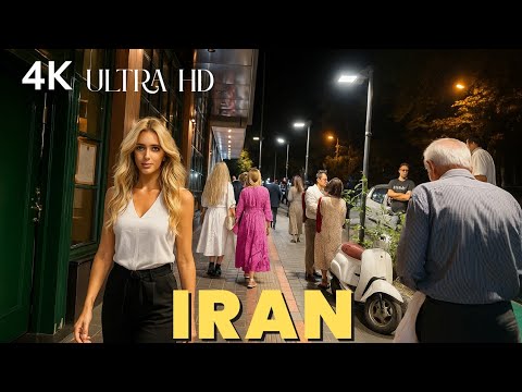 [4K] What’s Night Life Really Like in Northern Tehran? Tajrish at Night ...