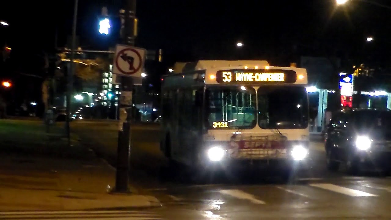 SEPTA BUS: NEW FLYER D40LF 5735 ON ROUTE: 53 - YouTube