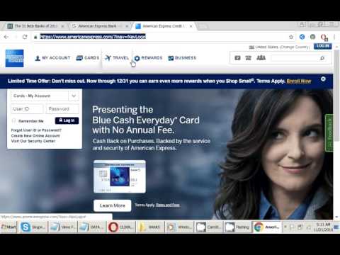 ENROLL IN AMERICAN EXPRESS BANK