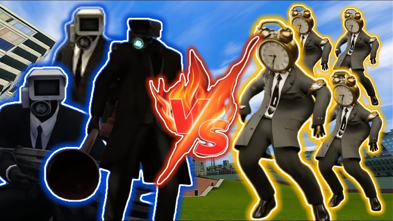 Updated Camera Man Vs Updated Clock Man in garry's mod #garrysmod - YouTube