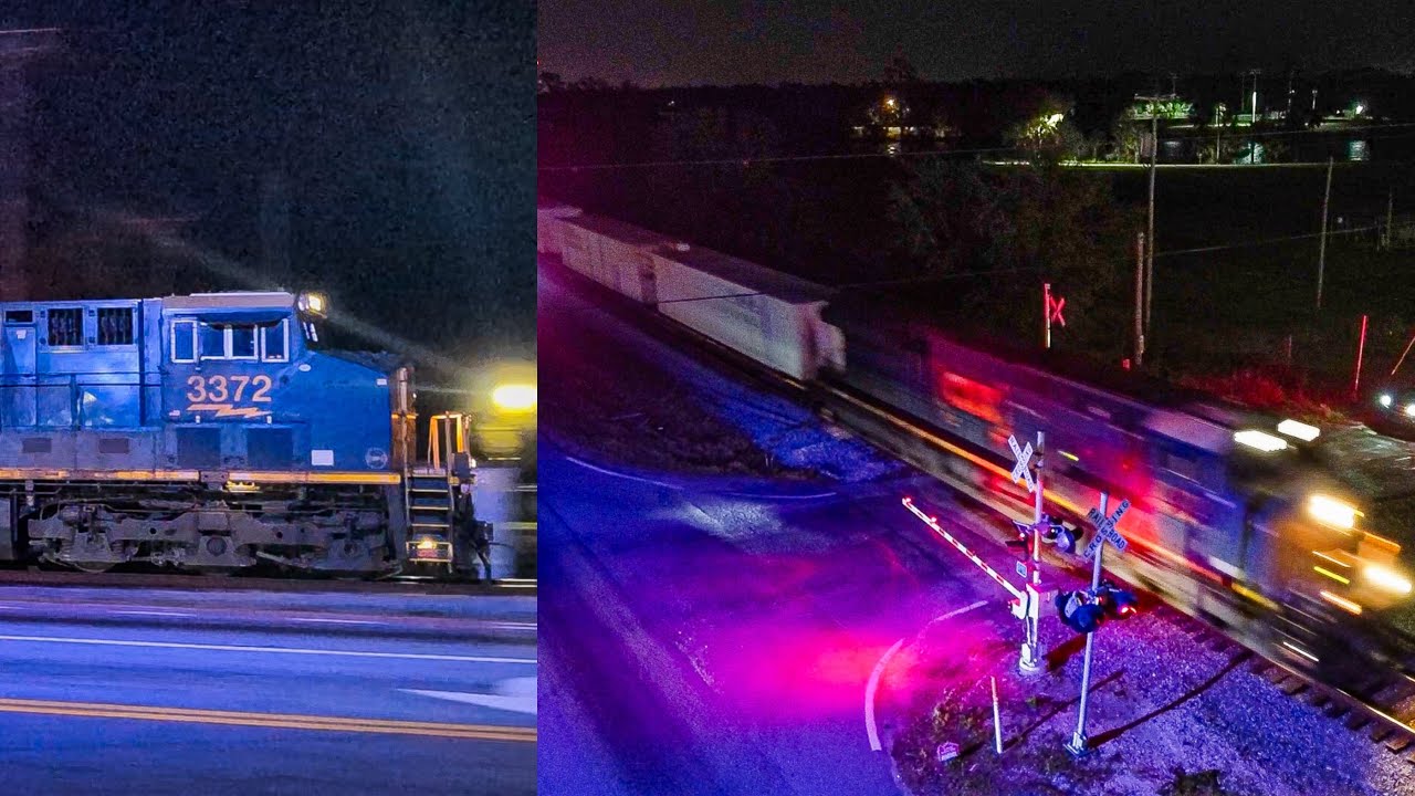 CSX 3372 Leads I045 Through Dover Florida 2/21/25! - YouTube