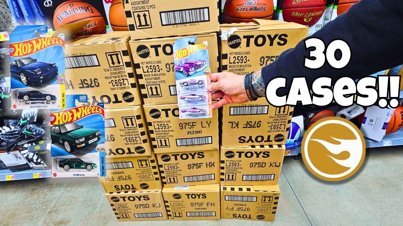 Diecast Hunting: We Opened 30 Hot Wheels Cases! - YouTube