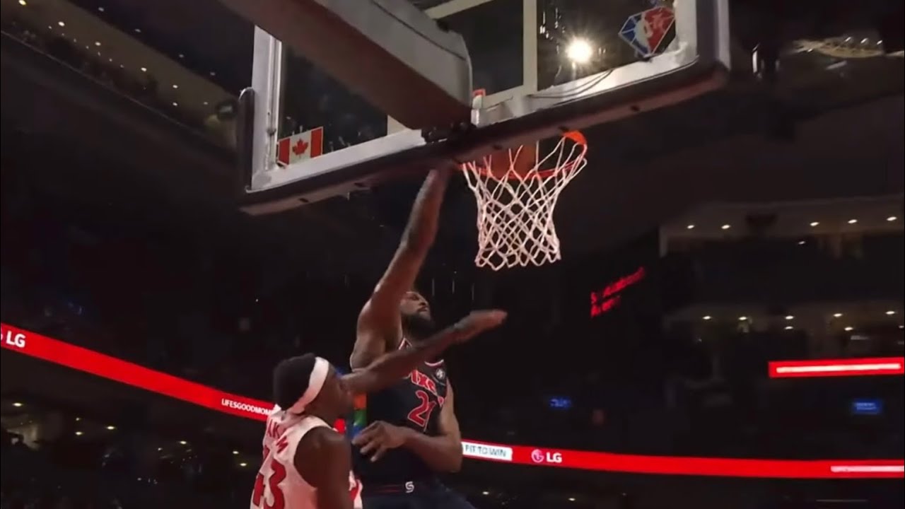 Joel Embiid Monster Slam on Pascal Siakam! | Sixers vs Raptors Game 3 ...