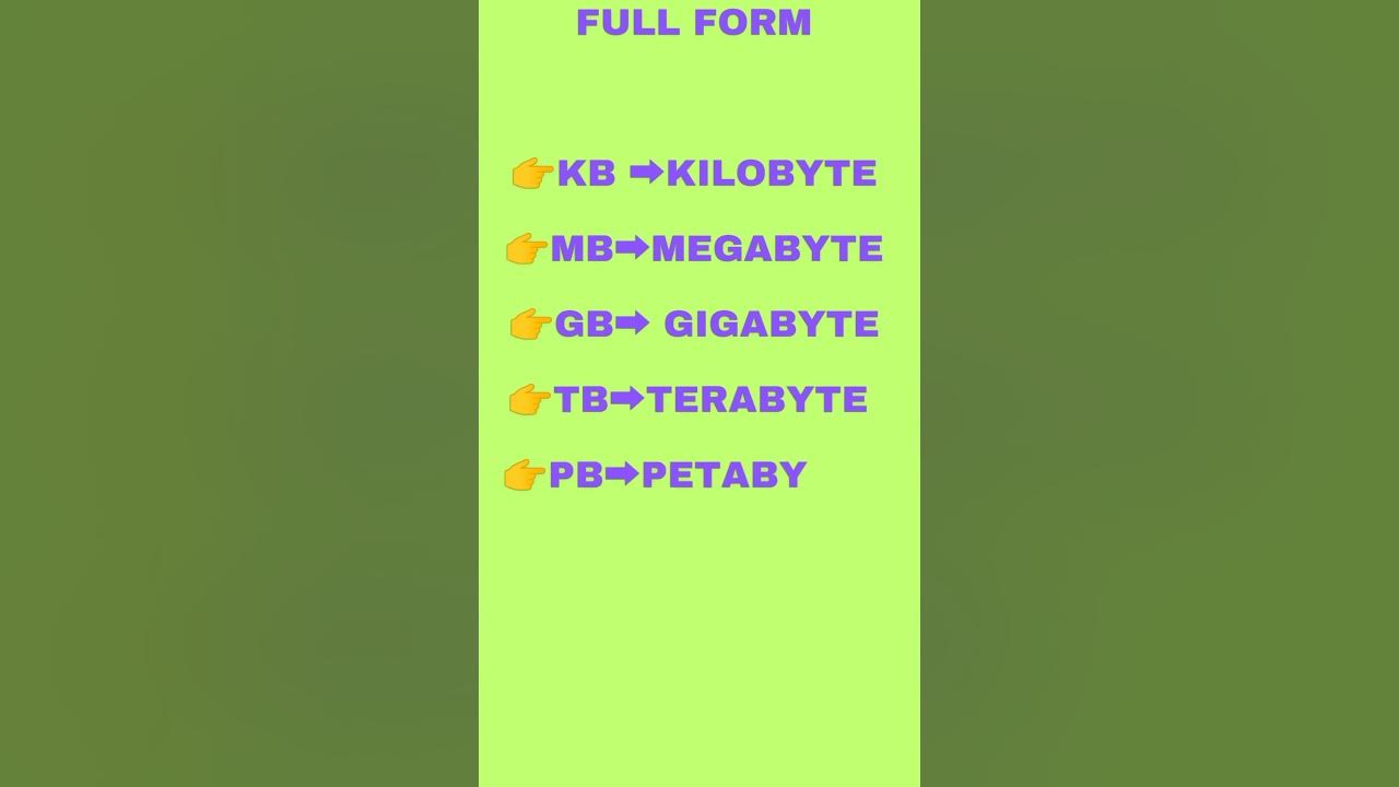 Full Form Of KB MB GB TB PB EB ZB YB 8 Types Of Bytes YouTube full-form-of-kb-mb-gb-tb-pb-eb-zb-yb-8-types-of-bytes-youtube