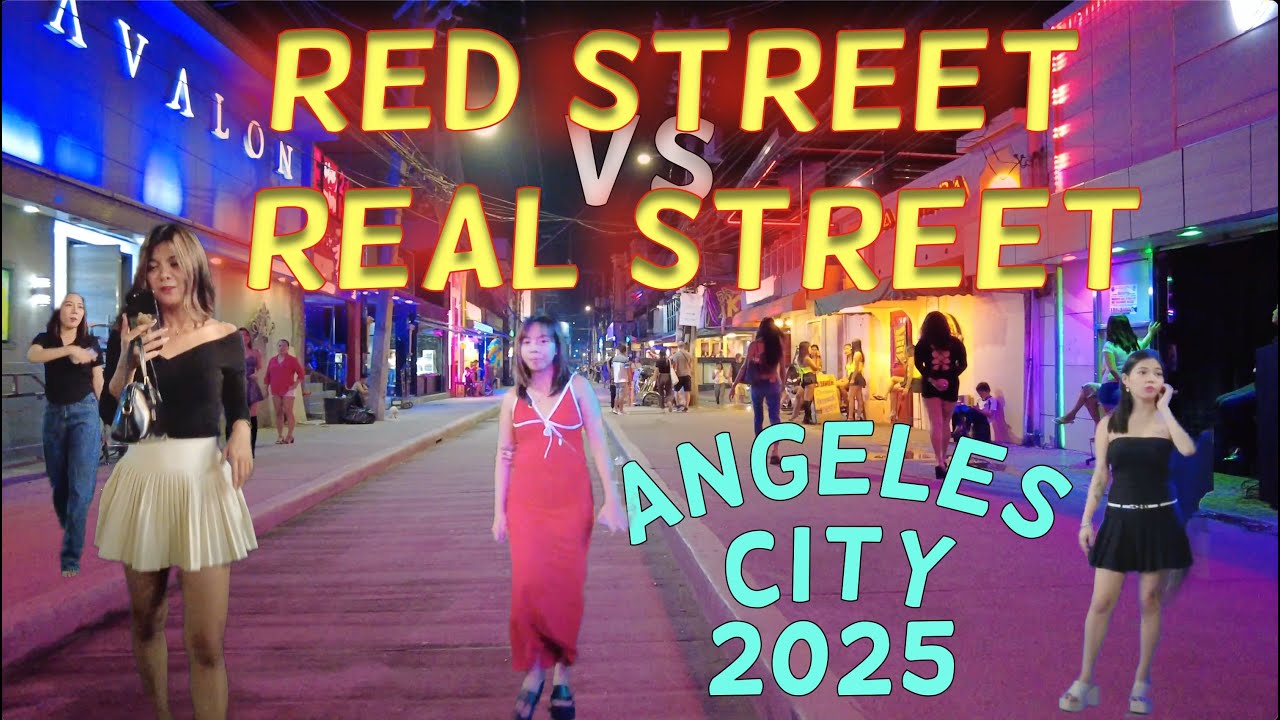 Red Street vs. Real Street — Where’s the Action in Angeles City? - YouTube
