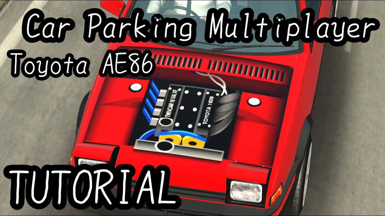Build AE86 engine bay | Car Parking Multiplayer - YouTube