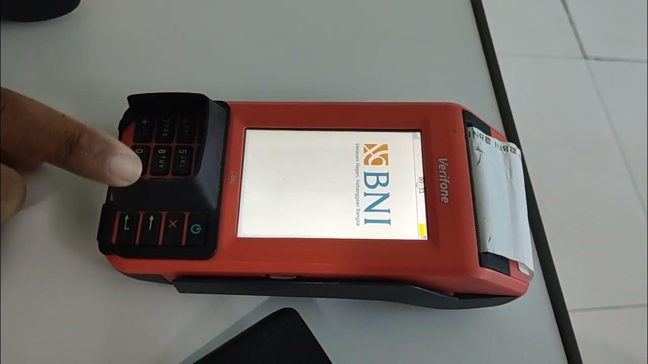 Injeck EDC BNI, Update Versi. Verifone C680 & cek Sinyal Manual - YouTube