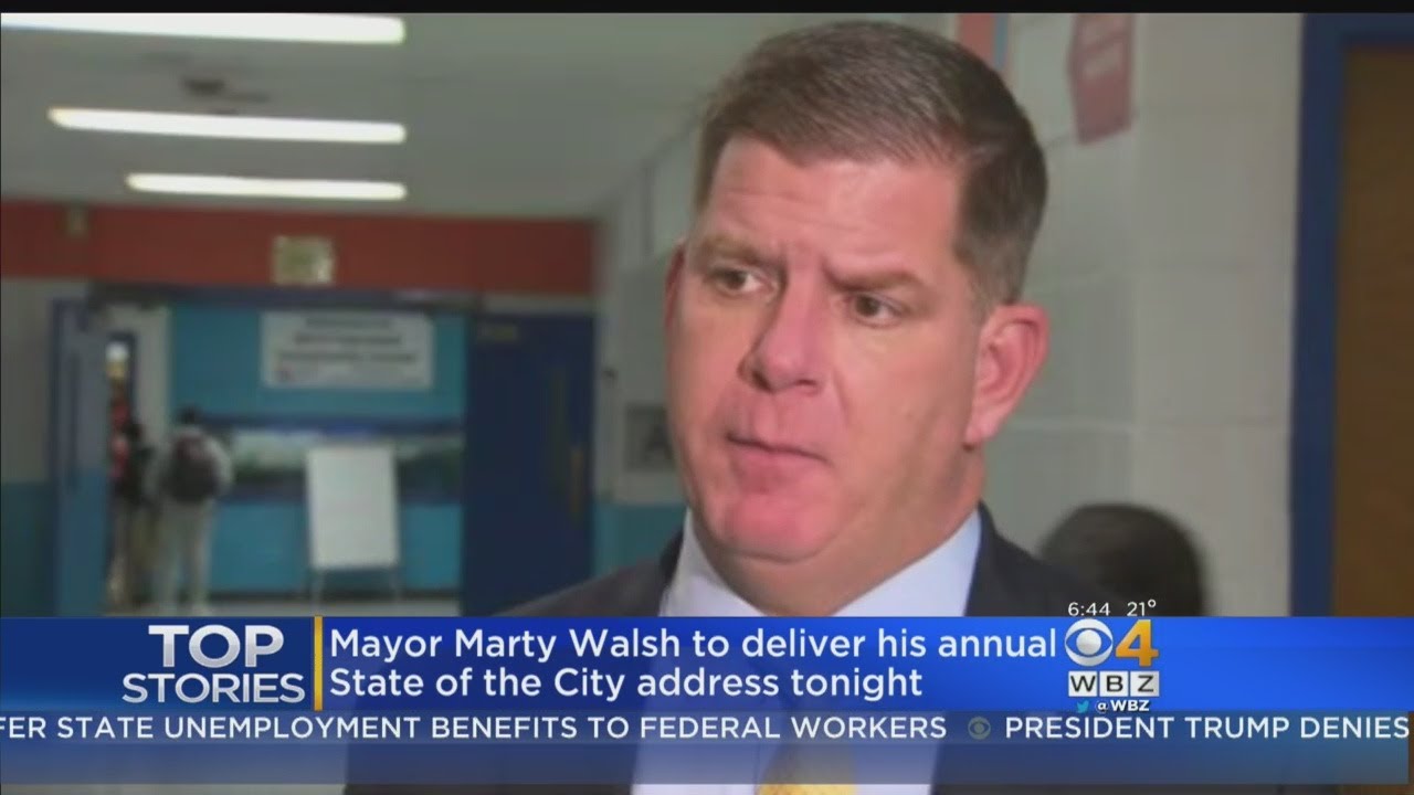 Mayor Marty Walsh To Deliver Boston's State Of City Address Tonight ...