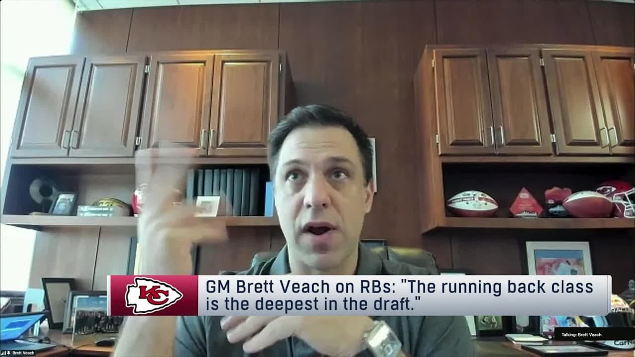VIDEO: Brett Veach: 'The running back class is probably the deepest ...