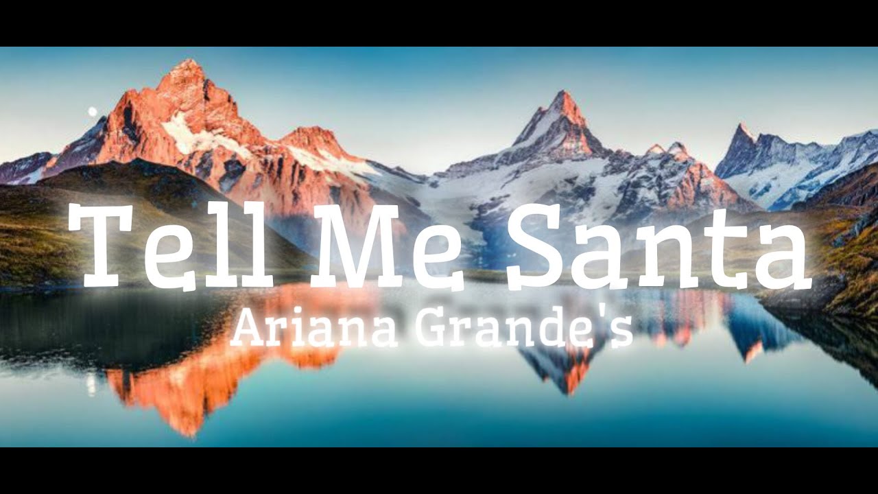 santa tell me christmas song lyrics - YouTube