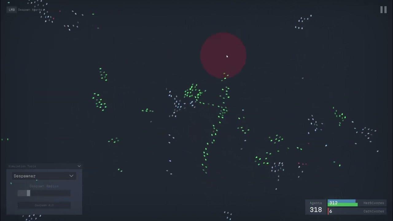 Interactive Flocking Simulation - YouTube