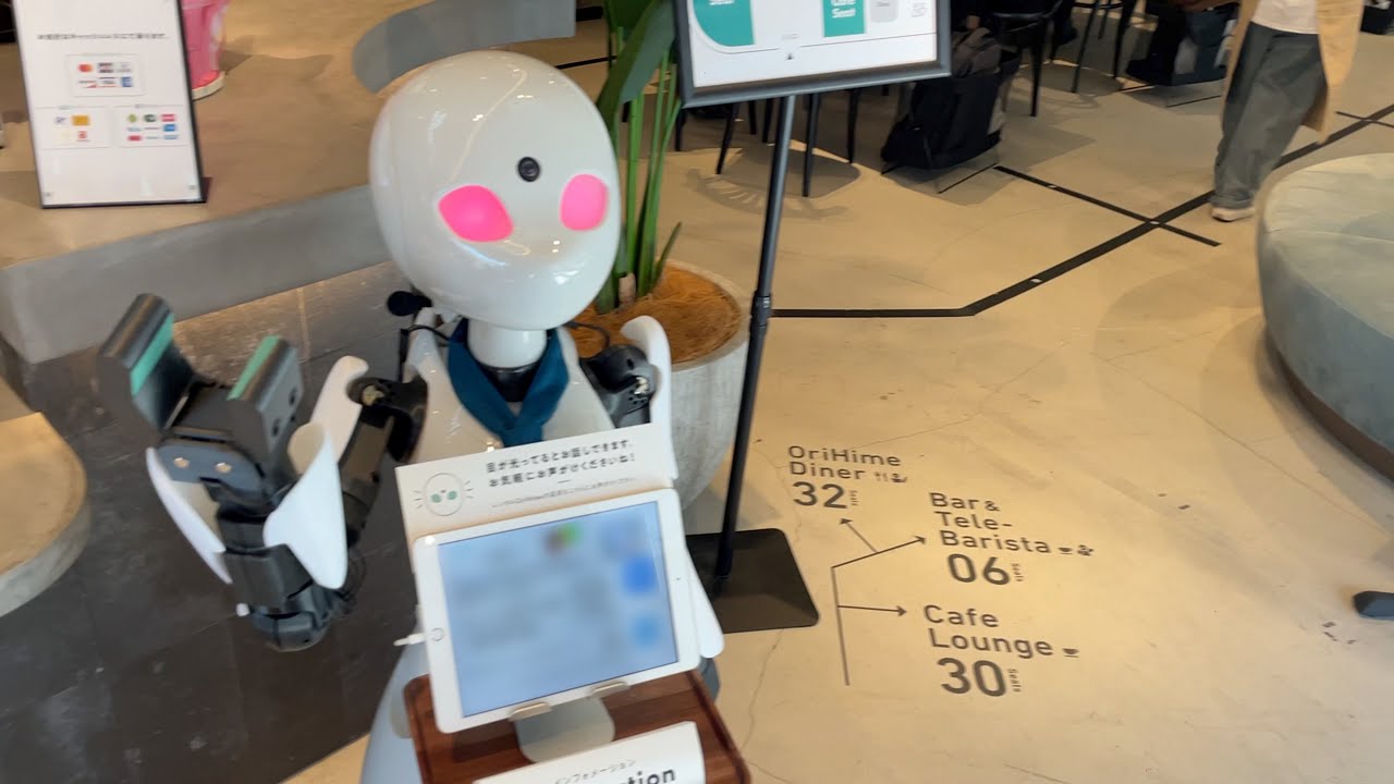 New Style Robot Cafe in Japan | Avatar Robot Cafe DAWN ver.β 分身ロボットカフェ ...
