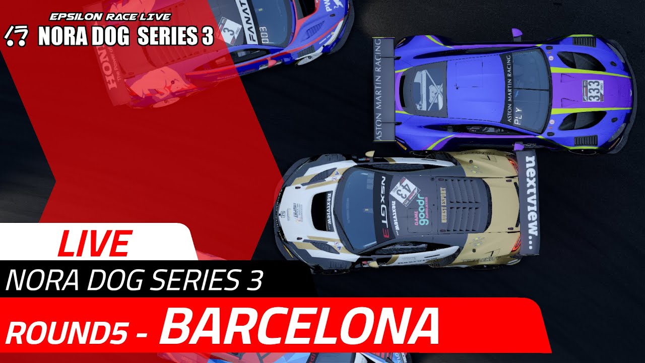LIVE | #ノラ鯖/#NORA鯖 | ROUND 5 | BARCELONA | NORA DOG SERIES 3 | Assetto ...