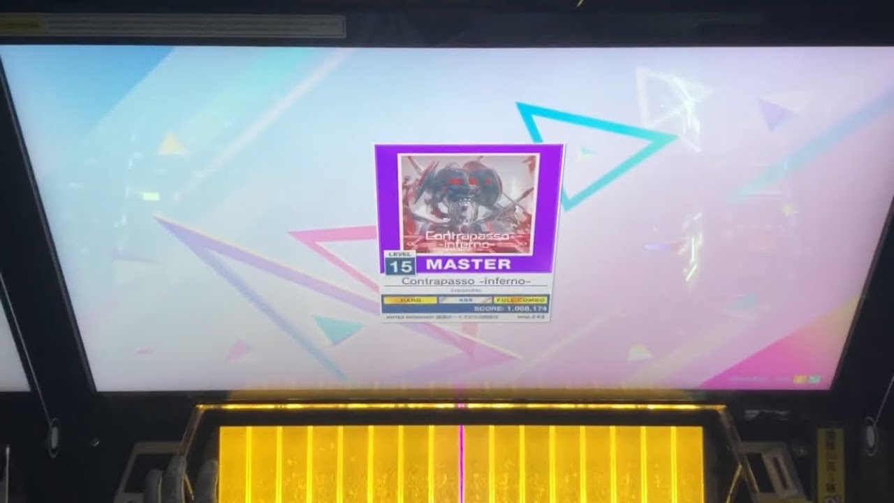 【CHUNITHM LUMINOUS】Contrapasso -inferno- SSS(1-2) 手元 - YouTube