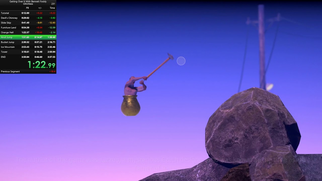 Getting over it 2:53.17 - YouTube