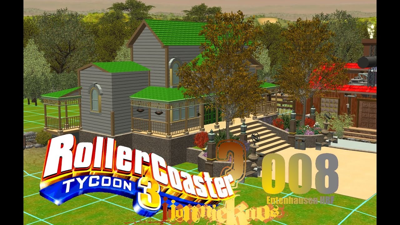Roller Coaster Tycoon 3 #008 Entenhausen HBF / lets build Fantasyland - YouTube
