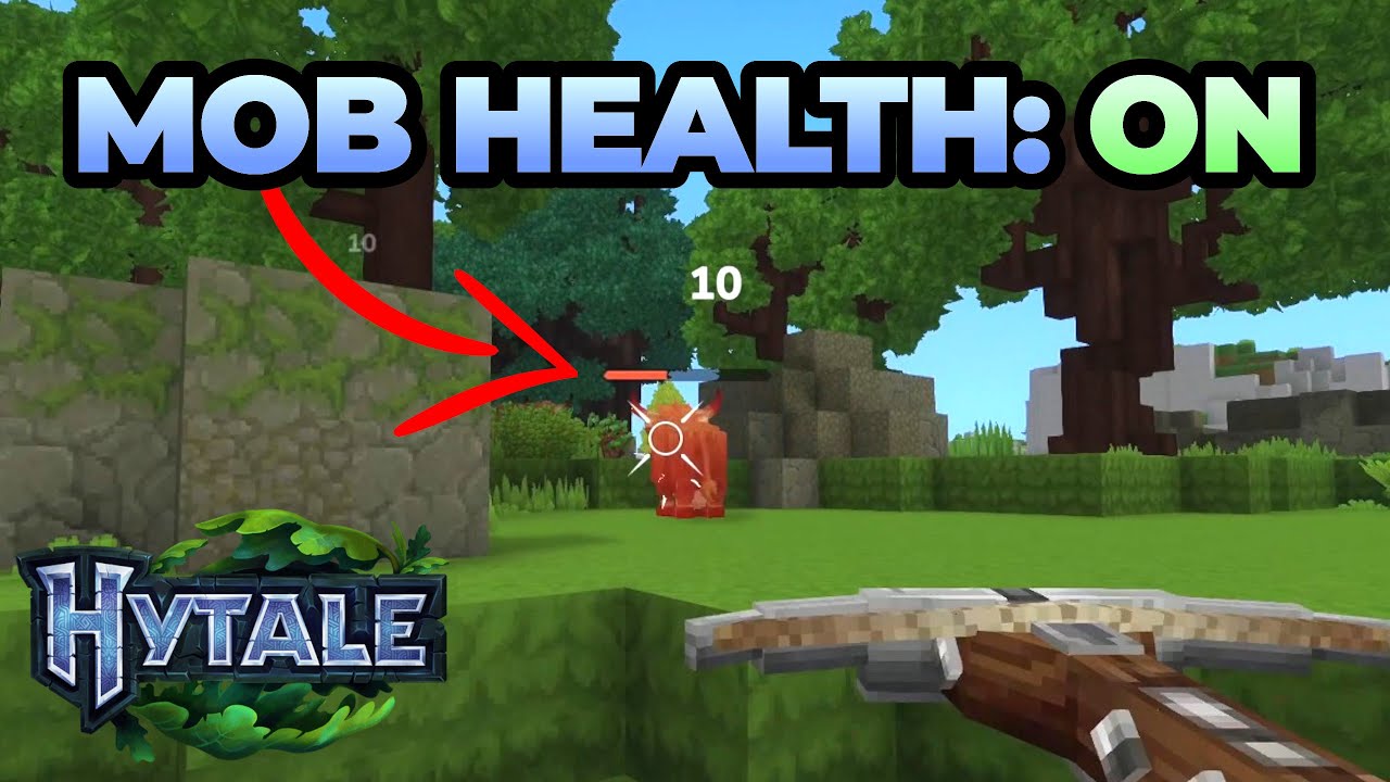 How to ALWAYS See Mob Health in Hytale (Hidden Setting) - YouTube