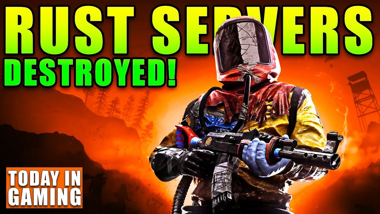 Rust Servers DESTROYED in FIRE! - Naughty Dog Multiplayer Game - Today ...