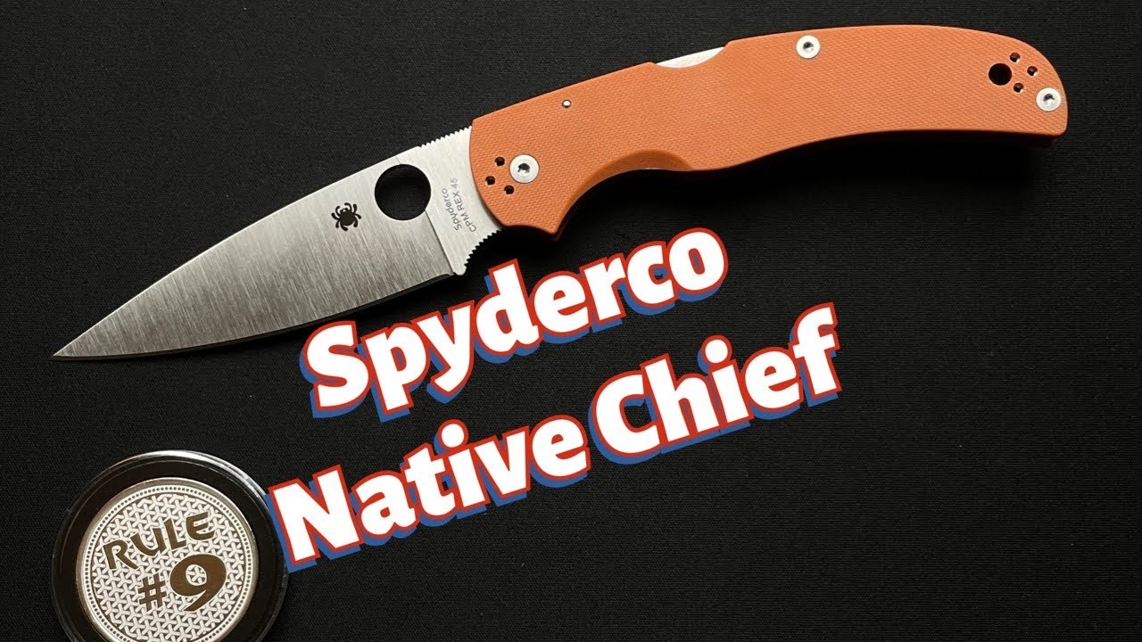 Spyderco Native Chief Knife Review - YouTube