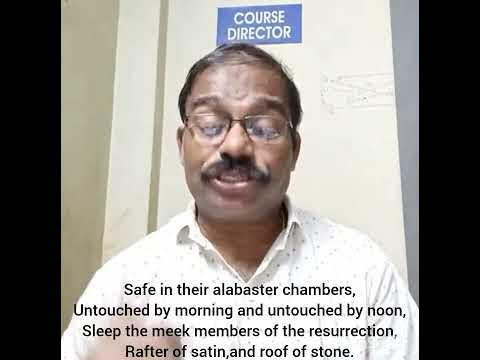 Safe their Alabaster Chambers by Emily Dickinson ###### poem#### - YouTube