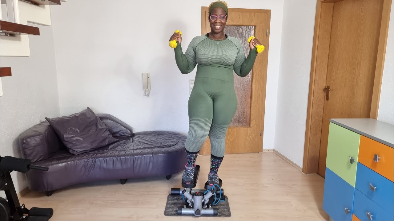 Get Fit at Home: Mini Stepper Exercises for Beginners - YouTube
