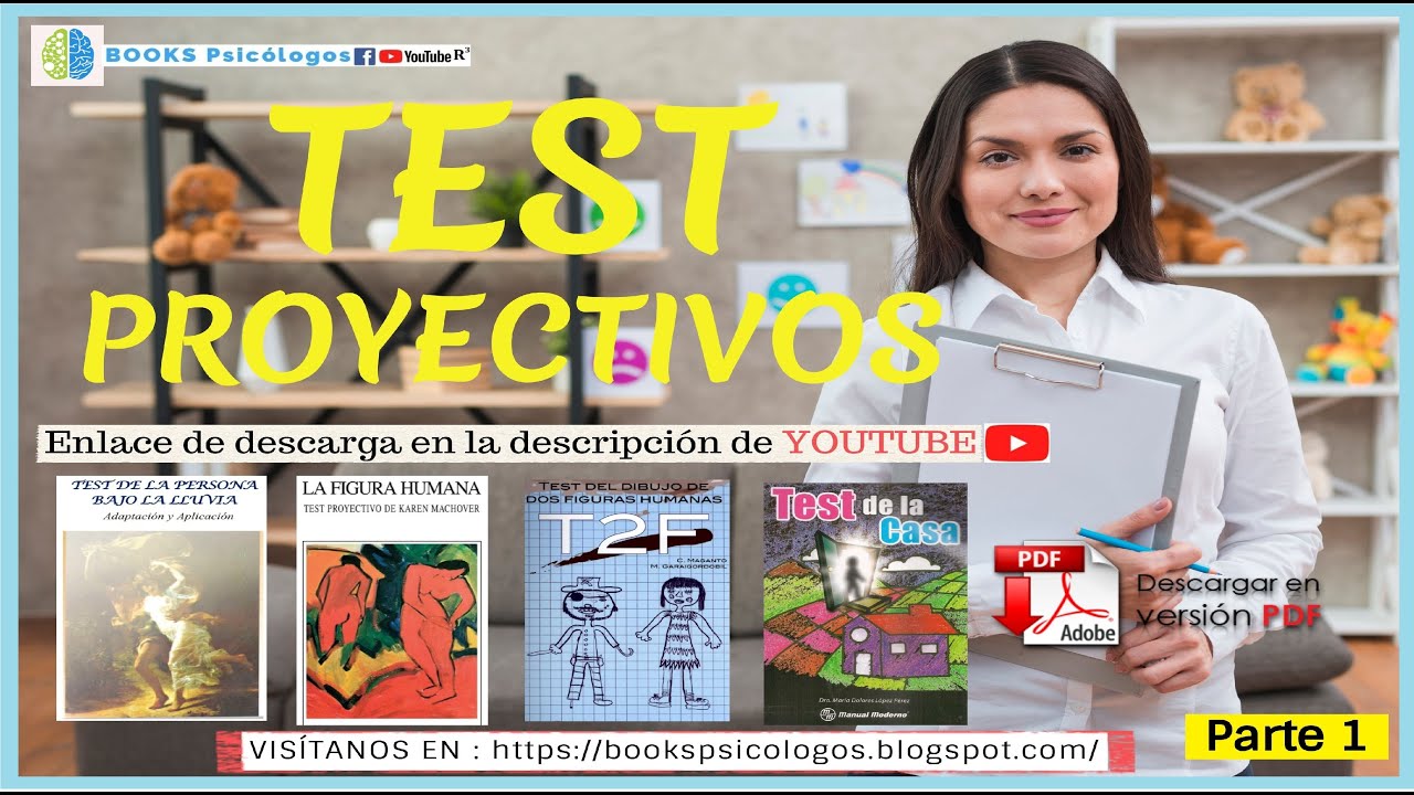 Test Proyectivos Parte 1+ Tutorial Books Psicólogos - YouTube