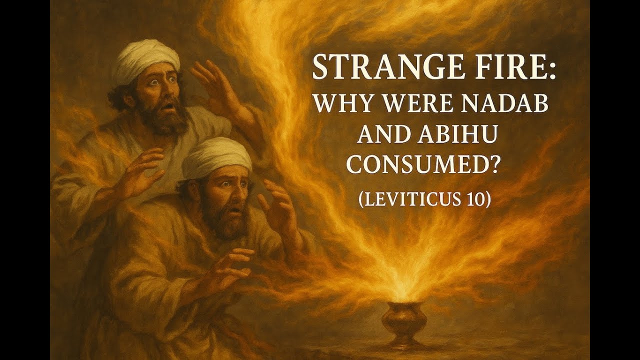 Strange Fire: Why Were Nadab and Abihu Consumed? (Leviticus 10) - YouTube