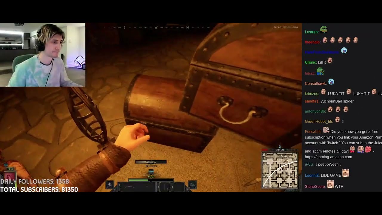 xQc goes treasure hunting in Dark and Darker - YouTube