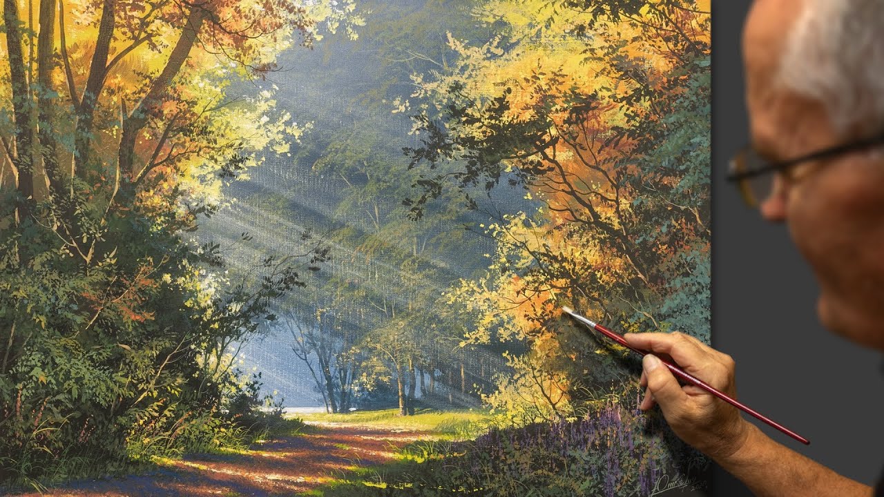 "Autumn day" Acrylic. Artist - Viktor Yushkevich. #37 photos in 2020 ...