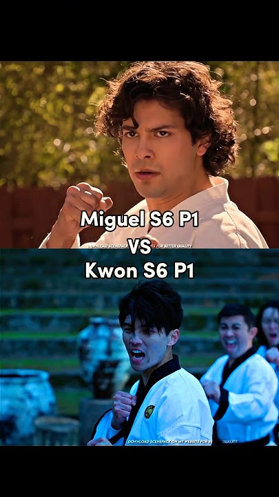 Miguel (S6)vs Kwon (S6) #cobrakai #cobrakaiseason6 #migueldiaz #kwon #edit #vs #shorts - YouTube