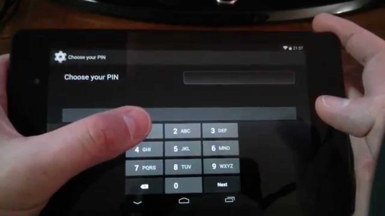 How To Set The Screen Lock On Nexus 7 Tablet YouTube how-to-set-the-screen-lock-on-nexus-7-tablet-youtube