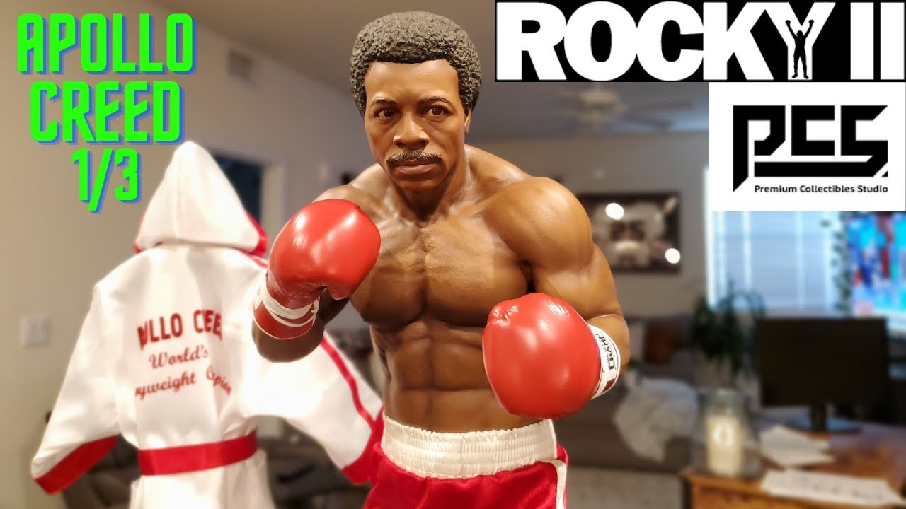 PCS 1/3 Apollo Creed Statue Rocky II - YouTube