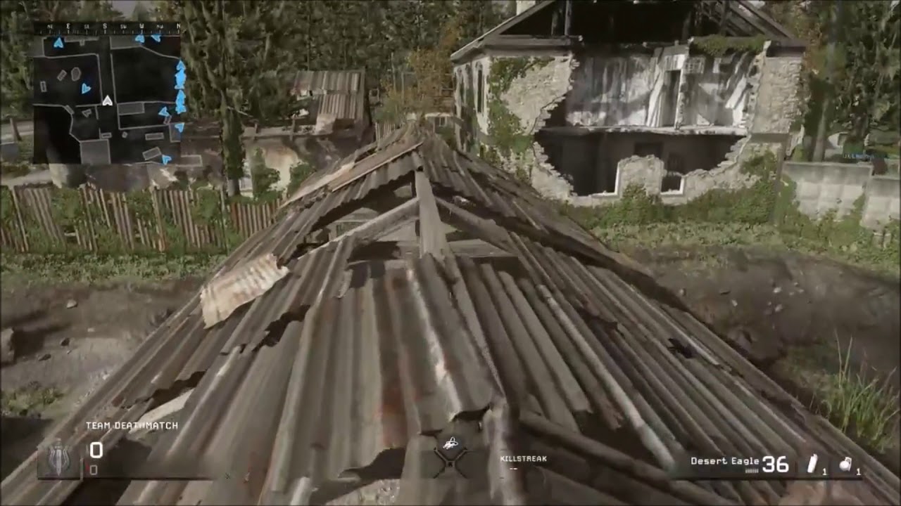 CoD 4 Remastered | Hiding Spots on Overgrown - YouTube