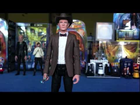Doctor Who figure review - The Doctor wearing cowboy hat - YouTube