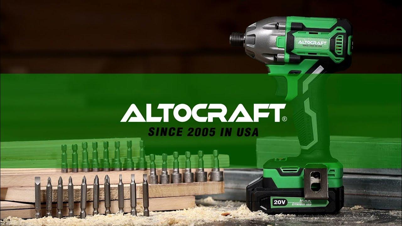 ALTOCRAFT Brushless Cordless Impact Driver (CIS336) - YouTube