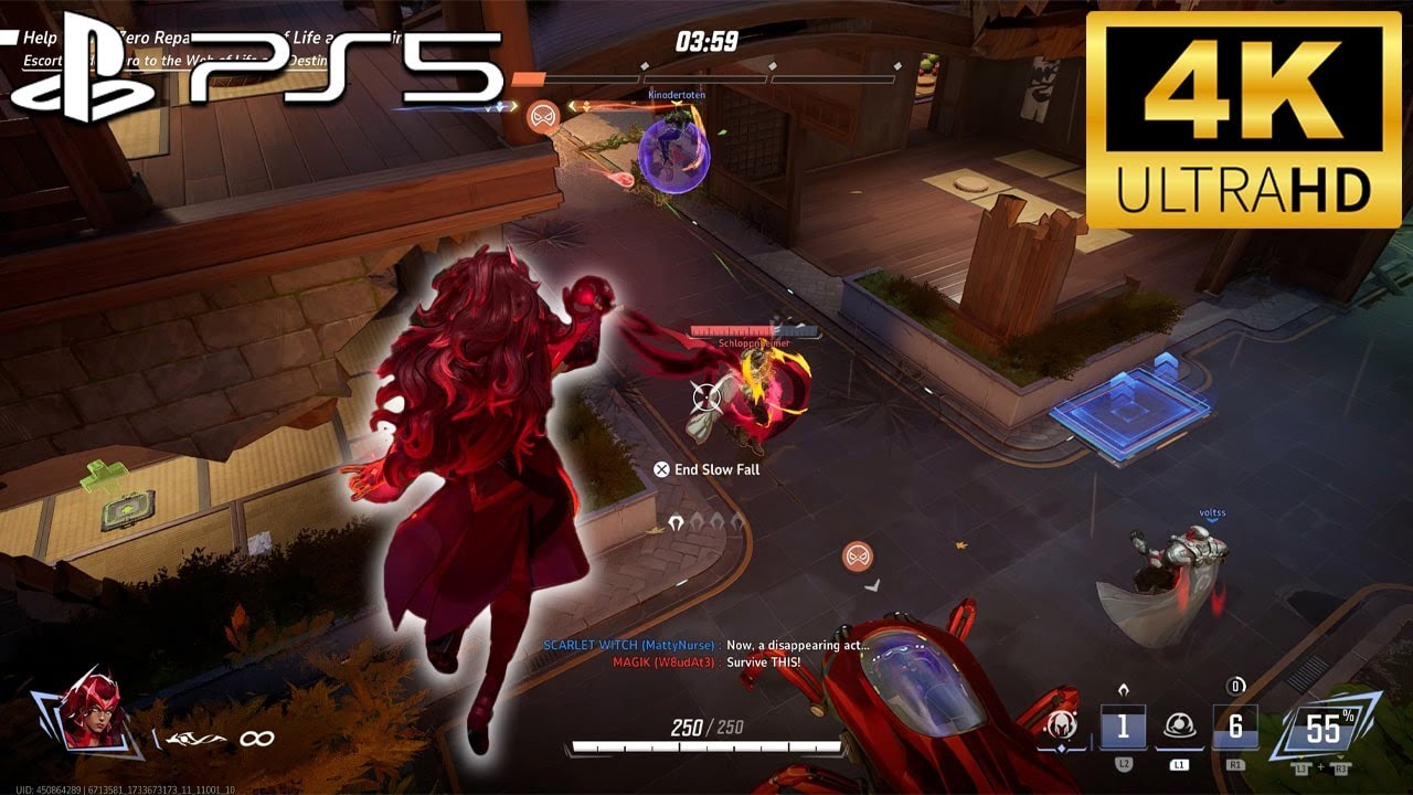 Marvel Rivals Quick Match Scarlet Witch Gameplay- Convoy on Spider ...