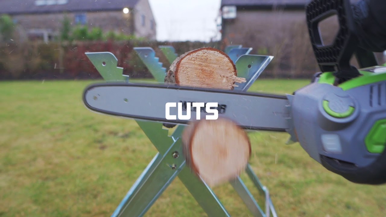 Battery Powered Chainsaw - Warrior Eco Power Equipment - YouTube