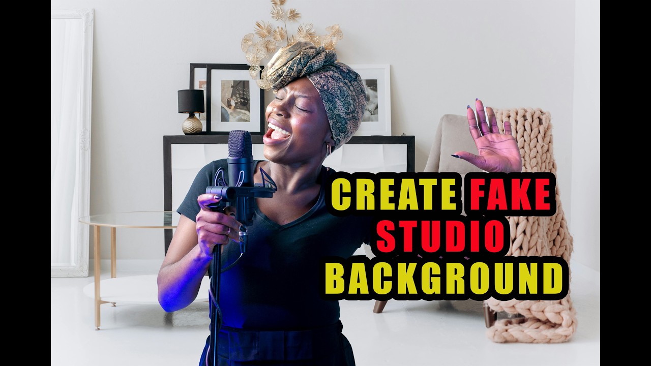 How to Make Fake Backgrounds for your YouTube Videos for free - YouTube
