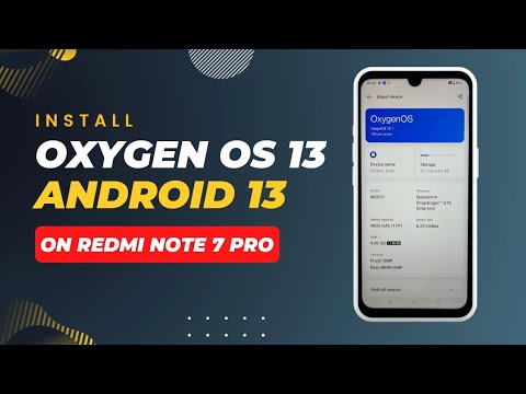 Install OnePlus 8 Pro Oxygen OS 13 ROM On Redmi Note 7 Pro || Android ...