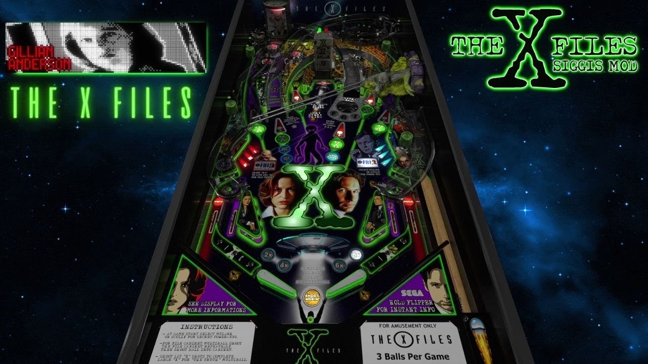 X-Files VPX (Sega, 1997) Siggis Mod - YouTube