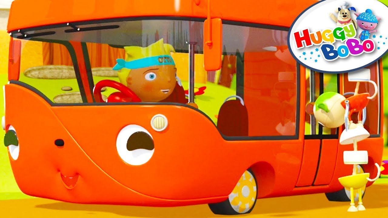 Wheels On The Bus | Episode 2 | Nursery Rhymes | By HuggyBoBo 👀⭐⭐⭐⭐⭐ ...