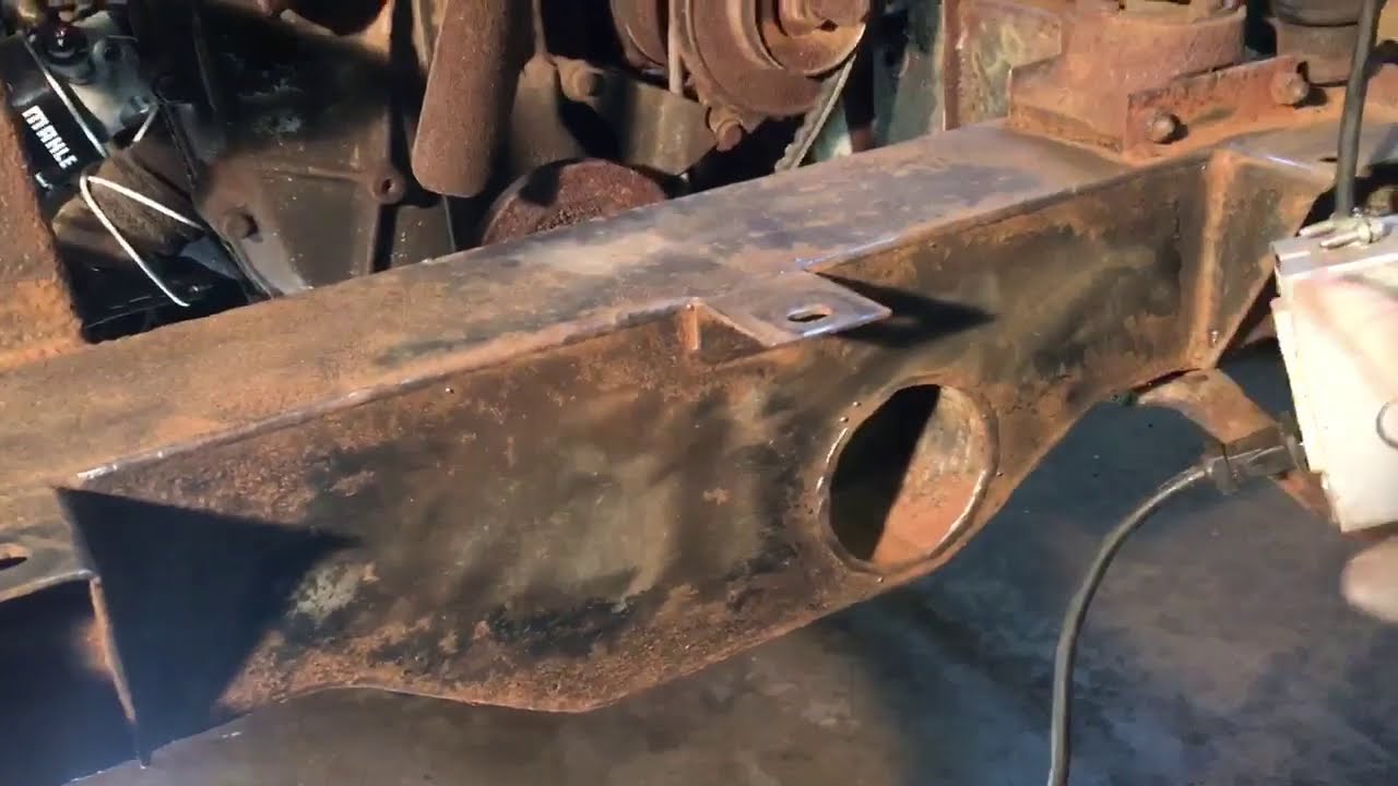 Rust Chassis Inspection Front Dumb Irons Axle Removal Land Rover Series ...