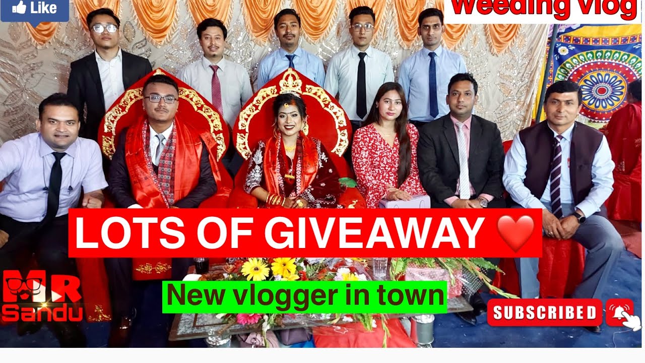 wedding vlog | new vloggers in YouTube | giveaway soon - YouTube