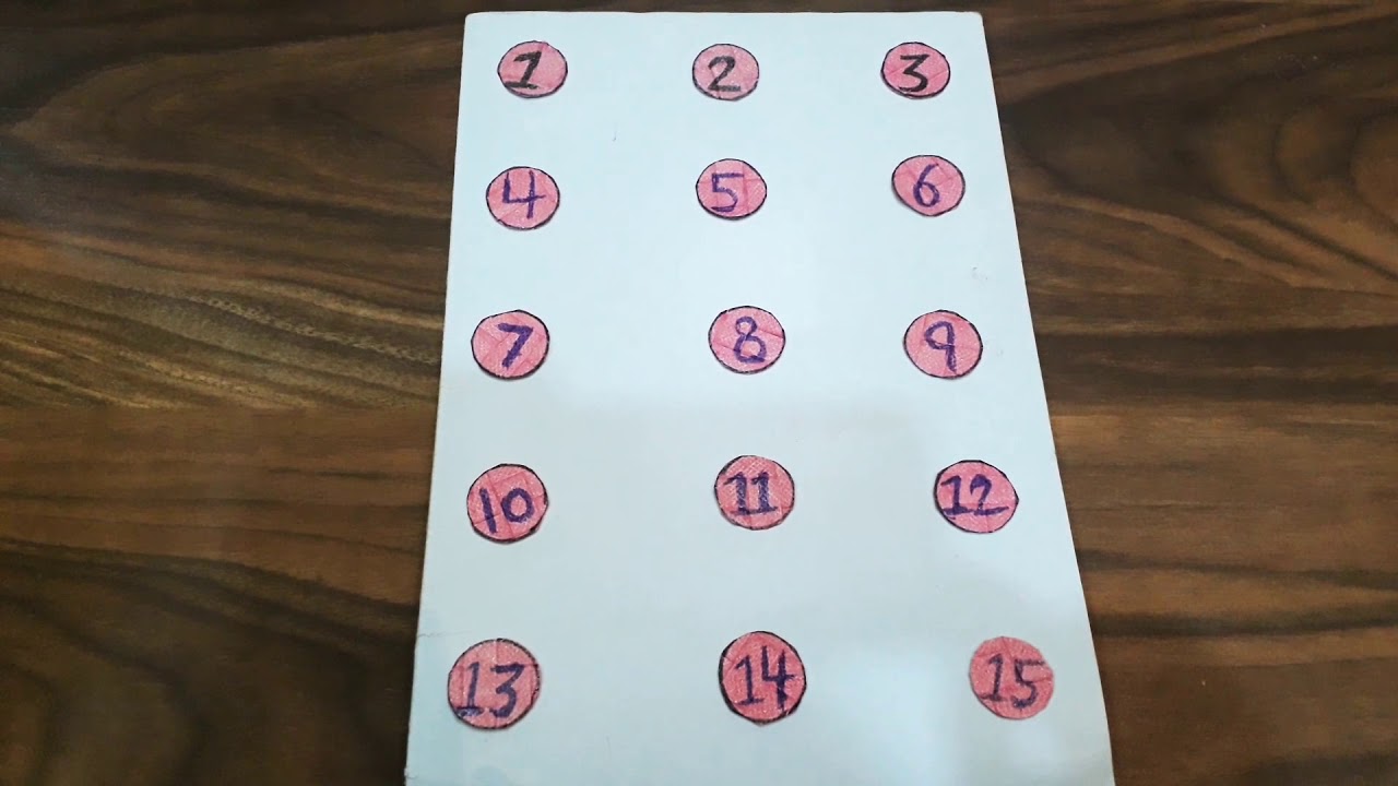 Number On Number kitty Party Game fun Game punctuality Game number-on-number-kitty-party-game-fun-game-punctuality-game